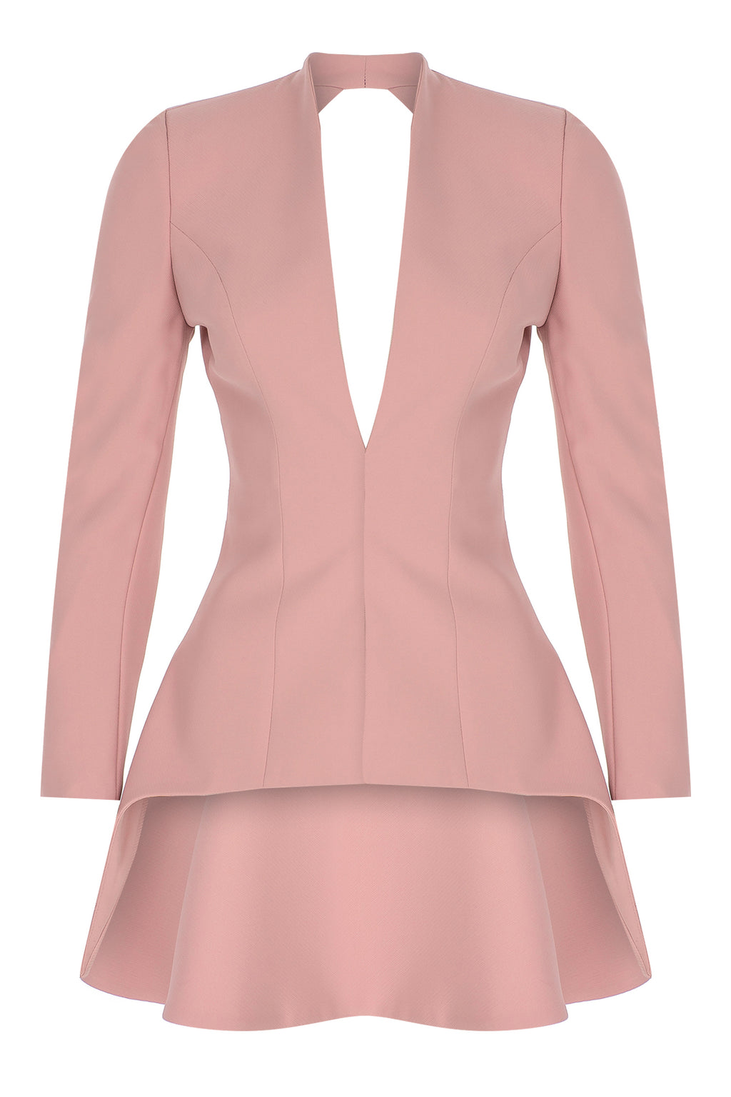 Pink Crepe Cut-out Back Blazer – Belma Tvico